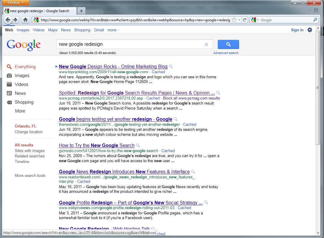 New Google layout? - General Discussion - Neowin