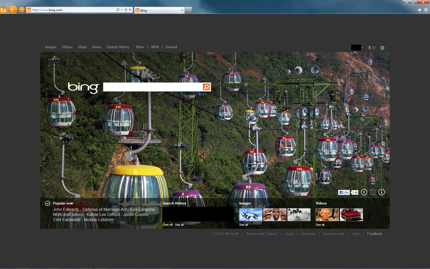 New Bing homepage released, includes larger photo/video - Back Page ...