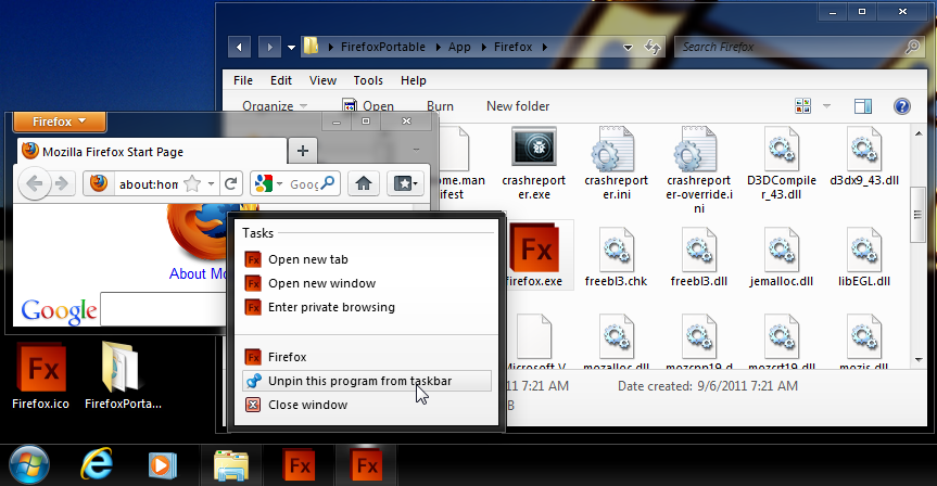 How do I change Firefox 5 Portable Taskbar Icon - Web Browser ...