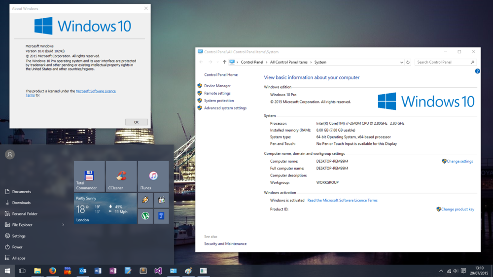 [OFFICIAL] Windows 10 (Build 10.0.10240) discussion & upgrade ...