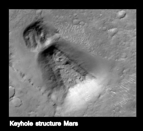 Keyhole structure on Mars featured in Science Journal - It's a ...