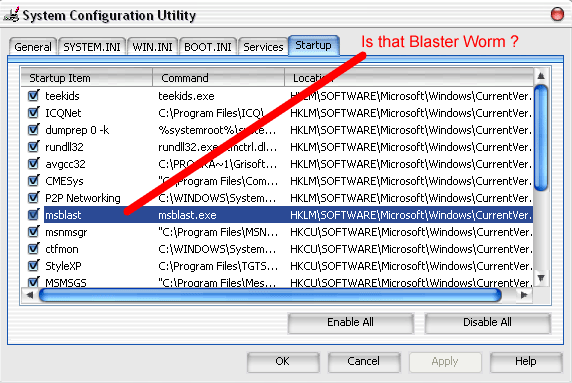 Is that Blaster Worm or not? - Windows - Neowin