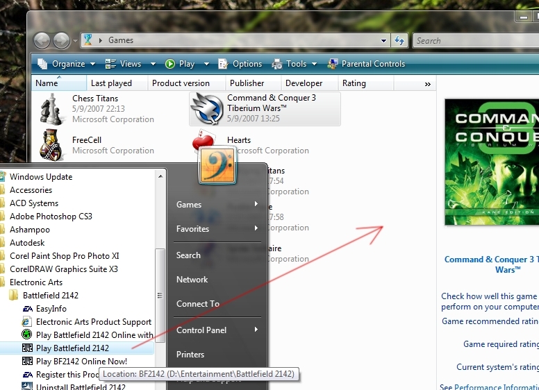 Add games to .. games explorer - Windows - Neowin