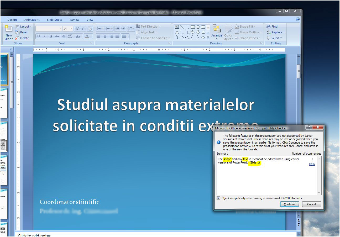 Powerpoint 2007 - Software Discussion & Support - Neowin