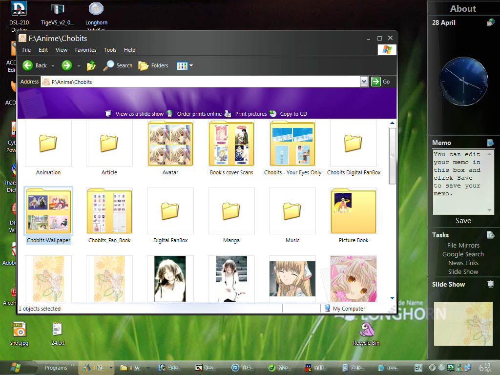 Longhorn SideBar - Tips, Tweaks & Customization - Neowin