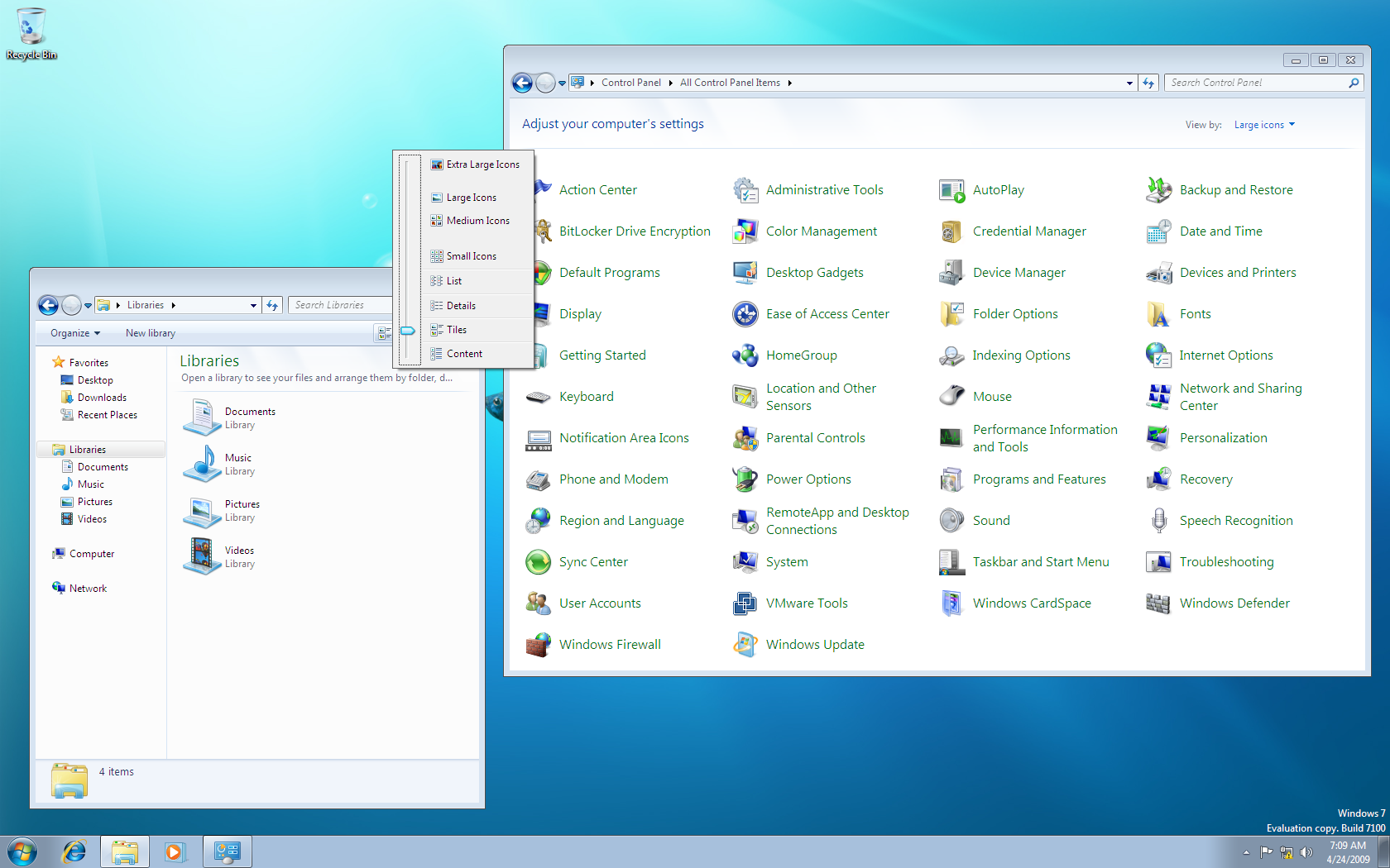 Windows Seven Release Candidate Build 7100 - The Fast Ring (Insider ...