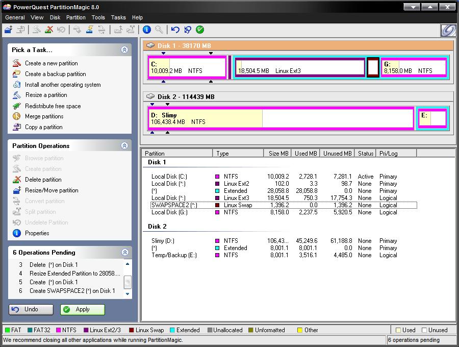 linux partition format - Linux - Neowin