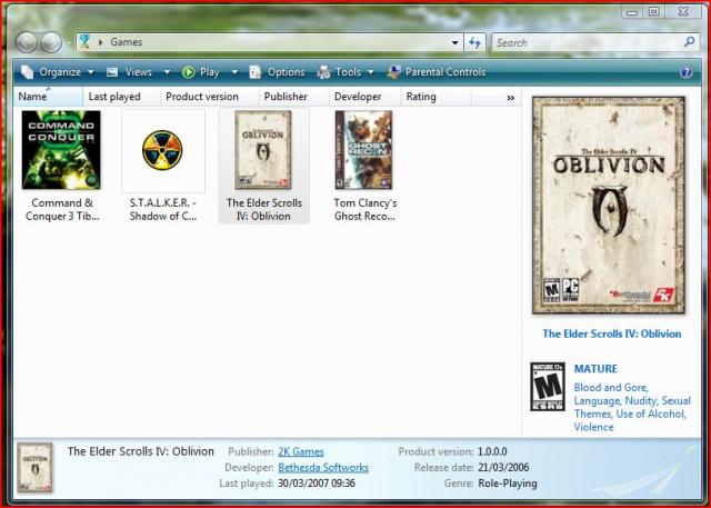 Vista Games Explorer - Windows - Neowin