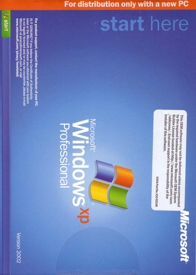 Windows XP OEM CD Package - Web Design & Development - Neowin