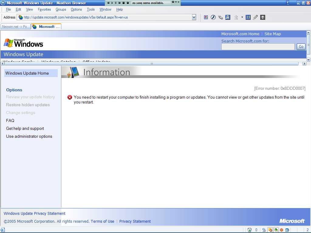 windows update v6 beta broken - Windows - Neowin