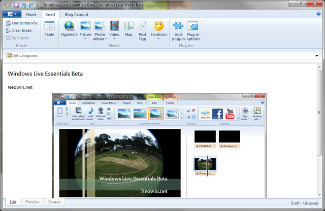 Windows Live Essentials beta available now - Neowin