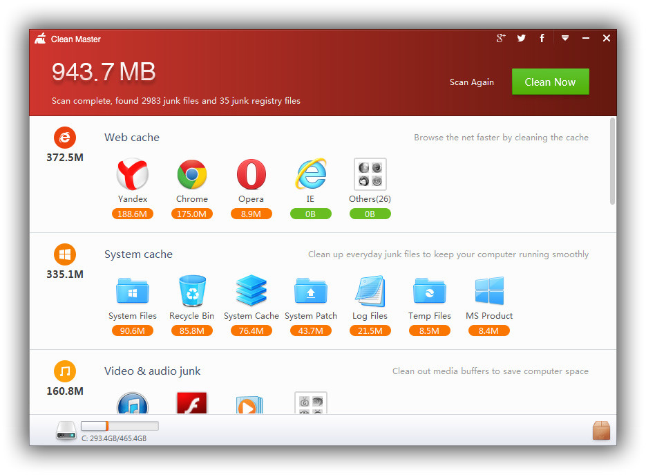 Clean Master Build 2014.10.15 - Neowin