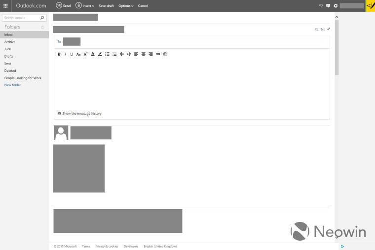 Microsoft is testing new reply layout for Outlook.com - Neowin