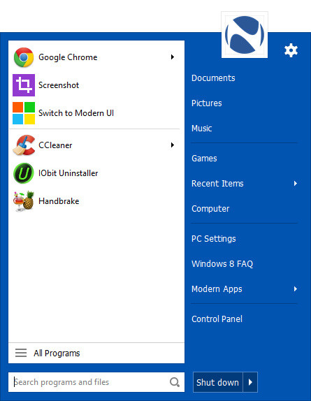Start Menu 8 v2.2.0.36 - Neowin