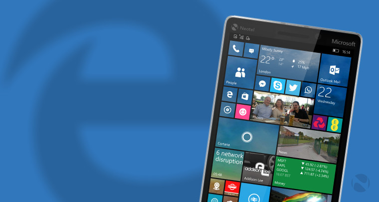 Next Windows 10 Mobile preview build set to bring Microsoft Edge ...