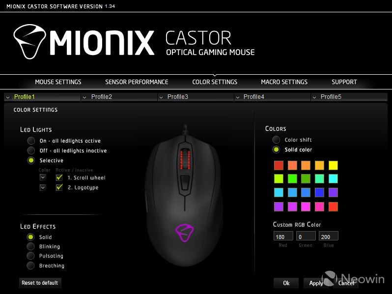 Mionix Castor gaming mouse review - Neowin