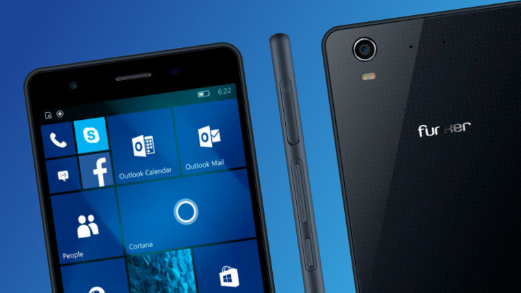Funker launches ultra-thin W5.5 Pro Windows 10 Mobile handset, which ...