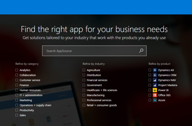 Microsoft's new app store for business users, AppSource is now live ...