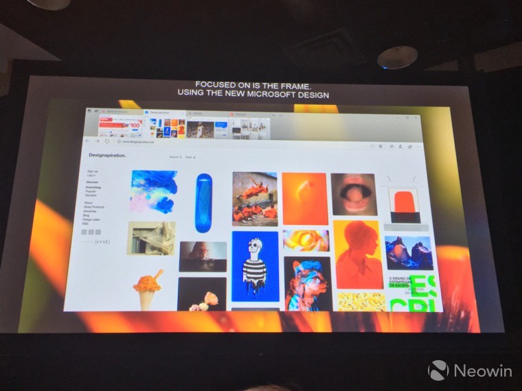 Microsoft shows off Edge with new Fluent Design, and highlights ...