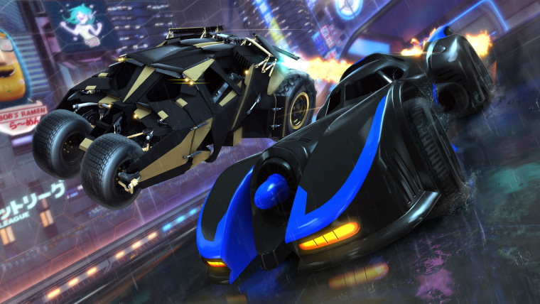 Two more iconic Batmobiles heading to Rocket League in March - Neowin