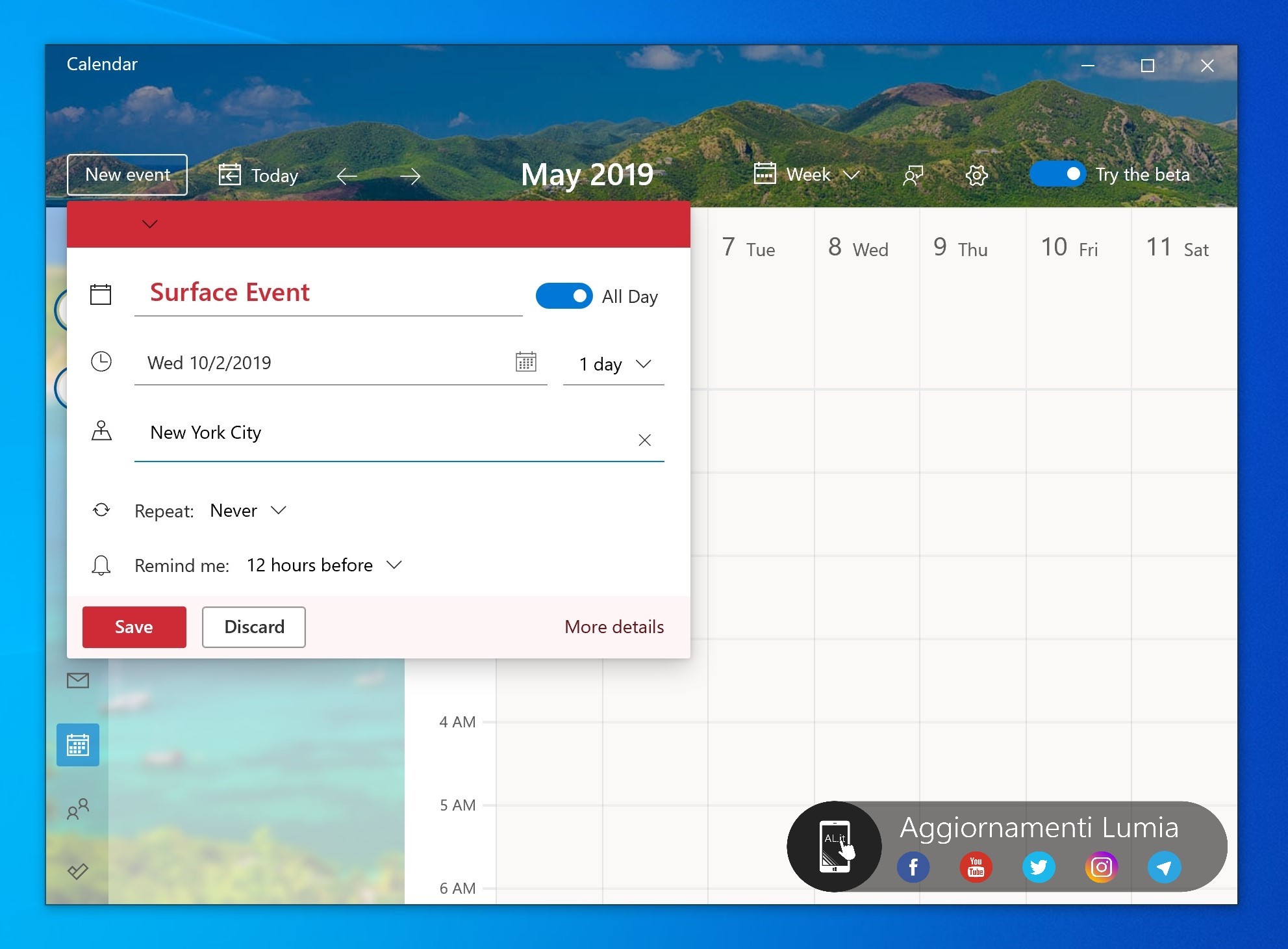 Screenshots Leak Of New Windows 10 Calendar App Neowin