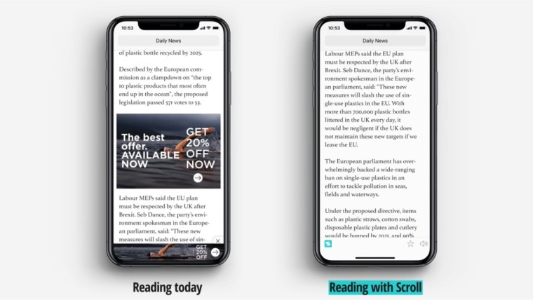 Scroll is a new service that gives you ad-free internet for $5 per ...