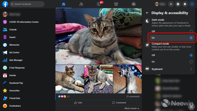 How to enable the dark theme on Facebook desktop - Neowin