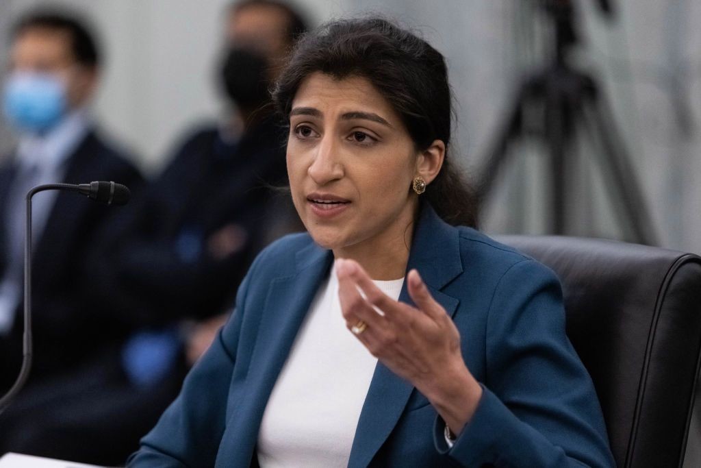 Lina M. Khan becomes a commissioner at the Federal Trade Commission ...