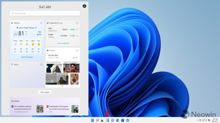 365NEWSX COM UK Closer Look Widgets In Windows 11 Neowin