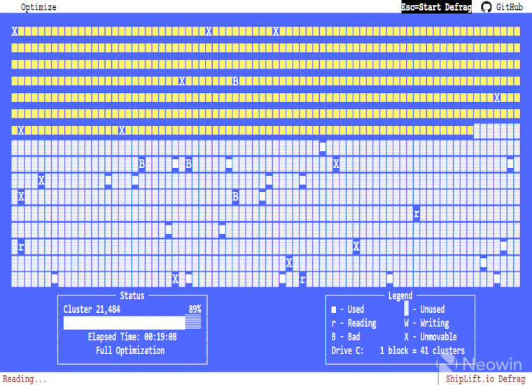 New Defrag Simulator Is A Polished Nostalgia Trip Youll Want To Go On Neowin