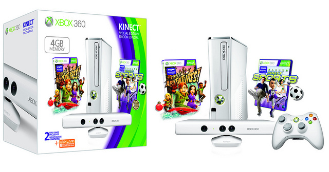 Glossy white Xbox 360 Kinect bundle announced - Neowin