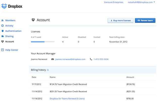 Dropbox introduce ‘Dropbox for Business' - Neowin
