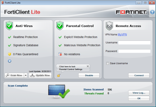 FortiClient Lite 4.3.5.472 - Neowin