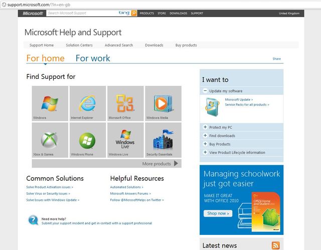 Microsoft brings Metro to its Help and Support page - Neowin