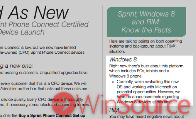 Leaked Sprint document confirms no plans for new Windows Phones - Neowin